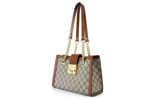 Gucci Padlock Gg Shoulder Bag - Brown