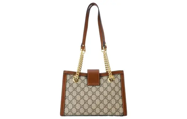 Gucci Padlock Gg Shoulder Bag - Brown