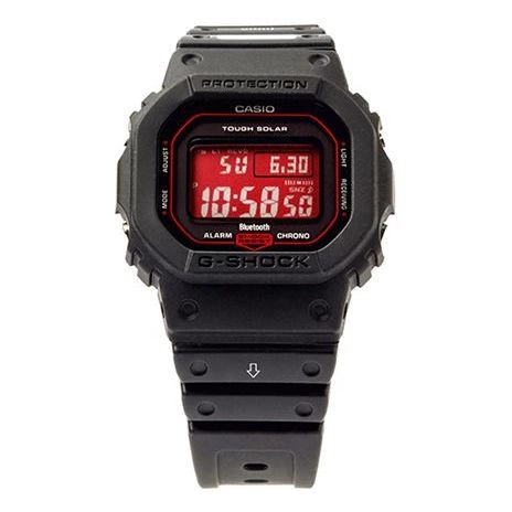 Casio G-shock Digital Watch With Bluetooth And Solar Power - Black