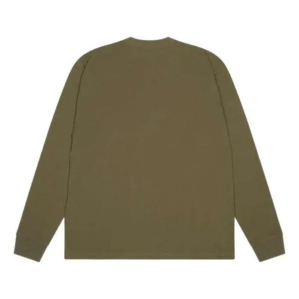 Drew House Basic Longsleeve Pocket T-shirt - Midnight Olive