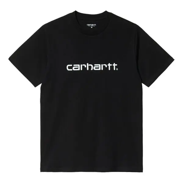 Carhartt Work In Progress Script Short Sleeve T-shirt - Black