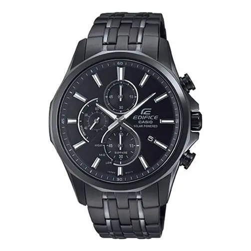 Casio Edifice Sapphire Crystal Chronograph Watch - Black
