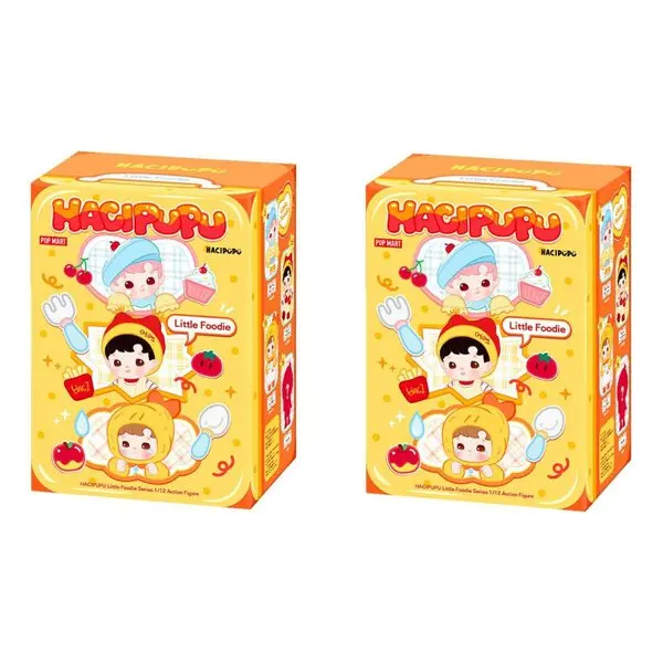 POP MART Hacipupu Little Foodie 1/12 Scale Action Figure Sealed Case - Multi-color