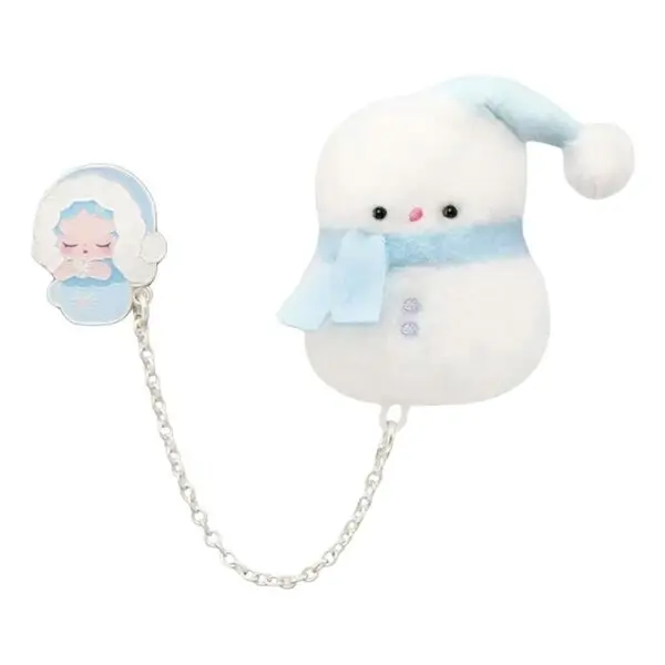 POP MART Skullpanda Fuzzy Snowman Fridge Magnet Secret Edition - Multi-color