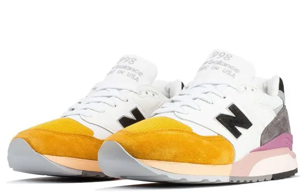 NEW BALANCE 998 Made In Usa 'coastal Pack' Sneakers - White/orange