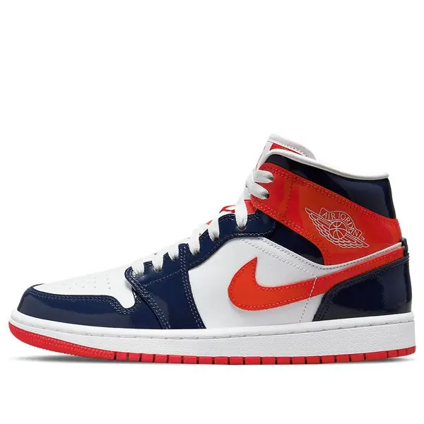 JORDAN 1 Mid "champ Colors - Blue/white/orange