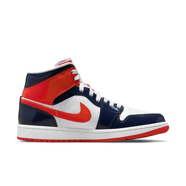 JORDAN 1 Mid "champ Colors - Blue/white/orange
