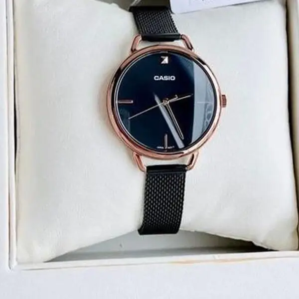 Casio Enticer Series Quartz Analog Watch With Mesh Strap