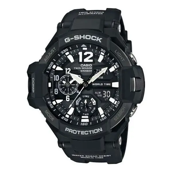 Casio G-shock Gravitymaster Chronograph Watch - Black