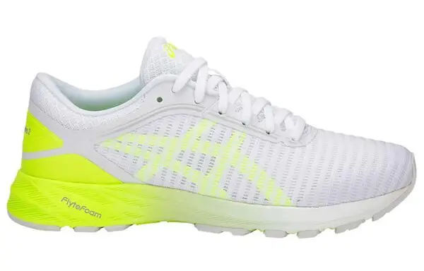 Asics Dynaflyte 2 Running Shoes - White/yellow