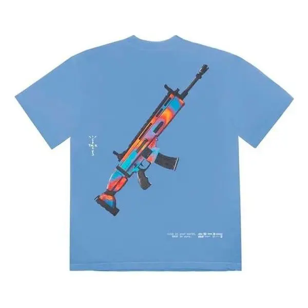 TRAVIS SCOTT The Scotts Astro Goosebumps T-shirt - Sky Blue