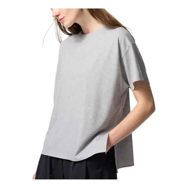Uniqlo Seamless Crew Neck T-shirt - Gray