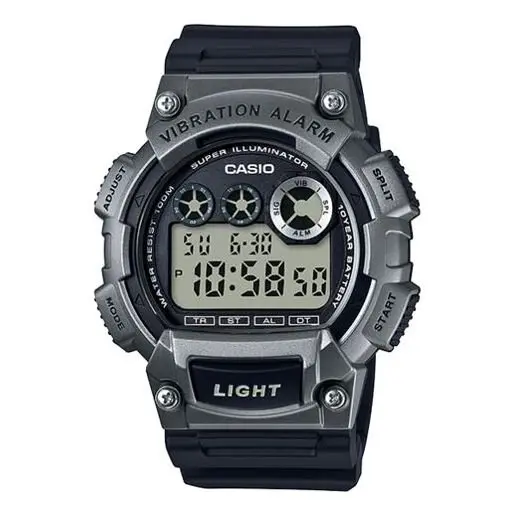 Casio Sports Digital Watch With Vibration Alarm - Black