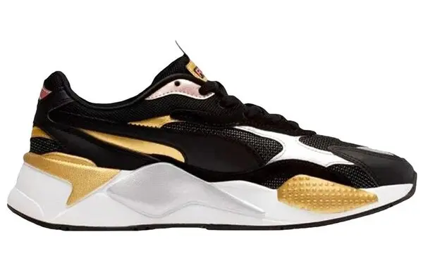 PUMA Rs-x3 Metallic Sneakers - Black/gold/silver