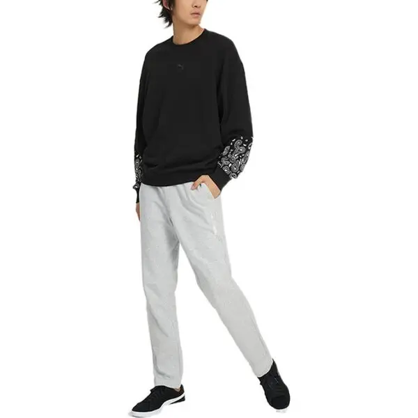 PUMA Paisley Graphic Crewneck Pullover