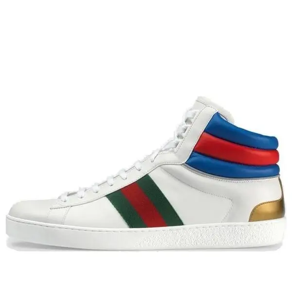Gucci Ace High Top Sneakers - Multi/white