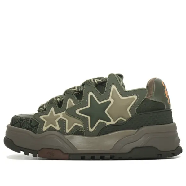 KAALIXTO Skateboarding Low Sneakers With Star Detailing
