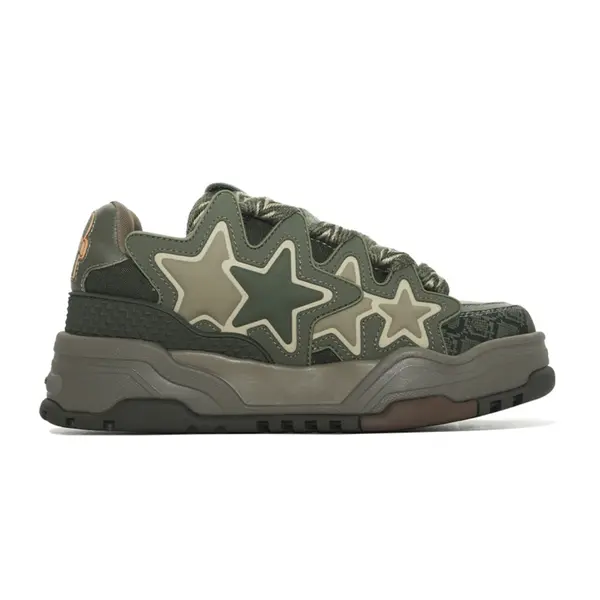 KAALIXTO Skateboarding Low Sneakers With Star Detailing