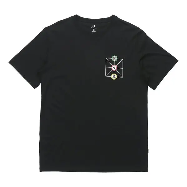 CONVERSE Creative Sports Round Neck Short Sleeve - Black