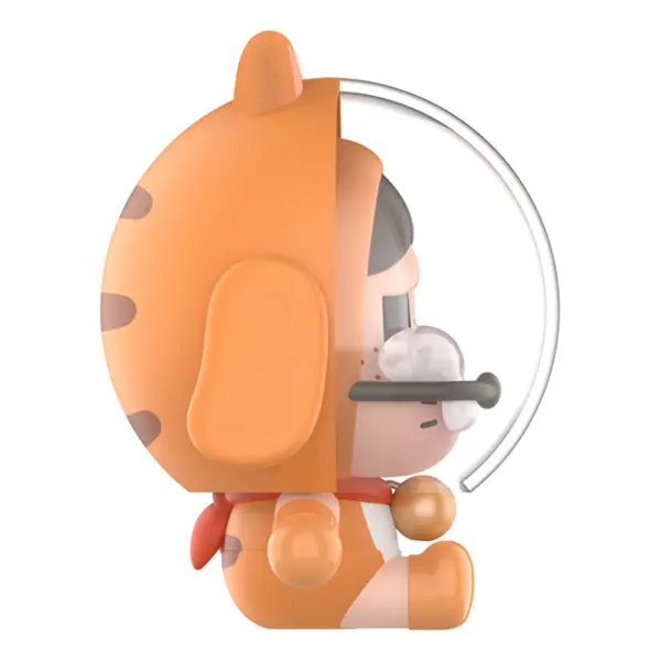 POP MART Crybaby Astronaut Cat Orange Doll Figure