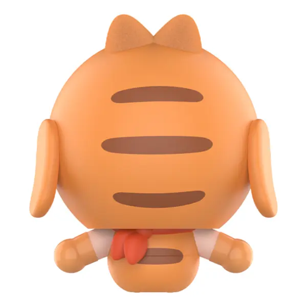 POP MART Crybaby Astronaut Cat Orange Doll Figure