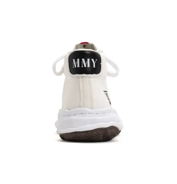 Mihara Yasuhiro Blakey Og Sole Canvas High-top Sneakers - White/black