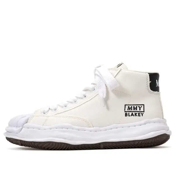 Mihara Yasuhiro Blakey Og Sole Canvas High-top Sneakers - White/black