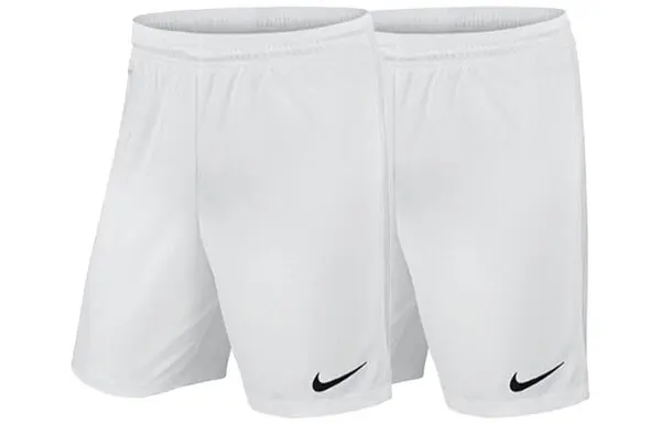 Nike Logo Print Athletic Shorts - White