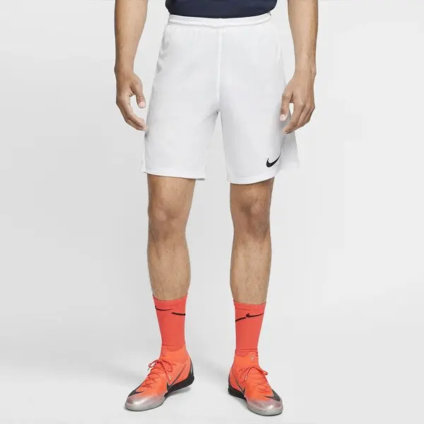 Nike Logo Print Athletic Shorts - White