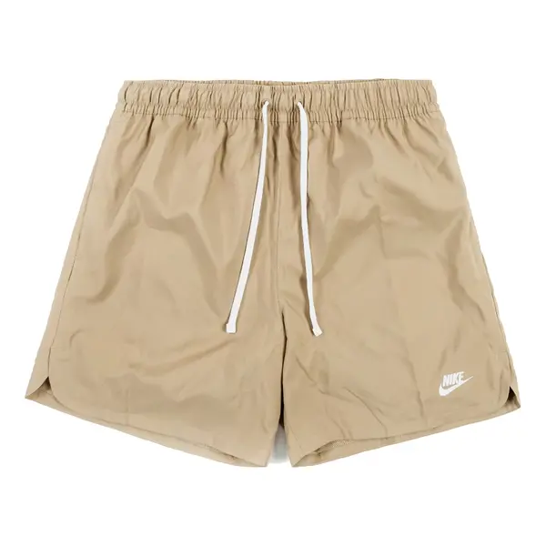 Nike Essentials Lined Flow Shorts - Khaki/white