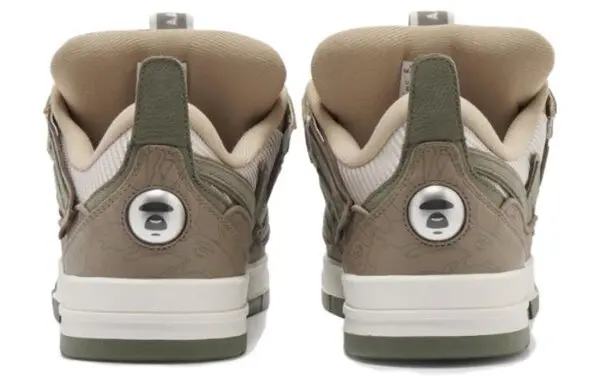 LI-NING Superwave Golden X Aape 10th Anniversary Sneakers - Green/brown