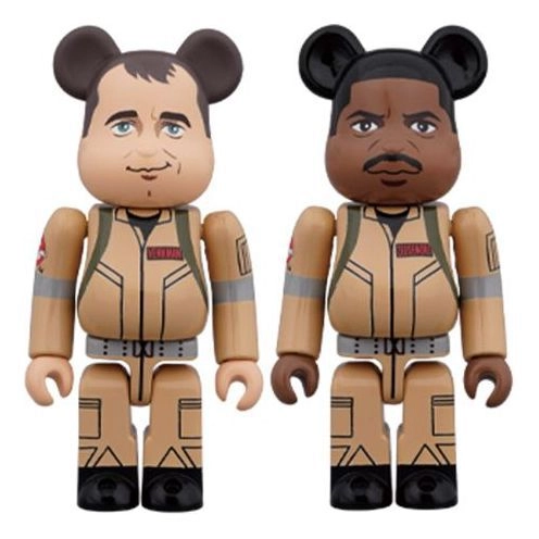 BE@RBRICK Ghostbusters Peter Venkman/winston Zeddemore 100% Figure - Default Color