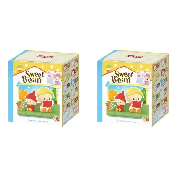 POP MART Sweet Bean Celebrate Ordinary Days Series Sets Sealed Case - Multi-color