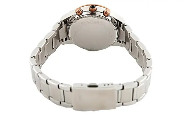 Casio Sheen Quartz Chronograph Stainless Steel Watch