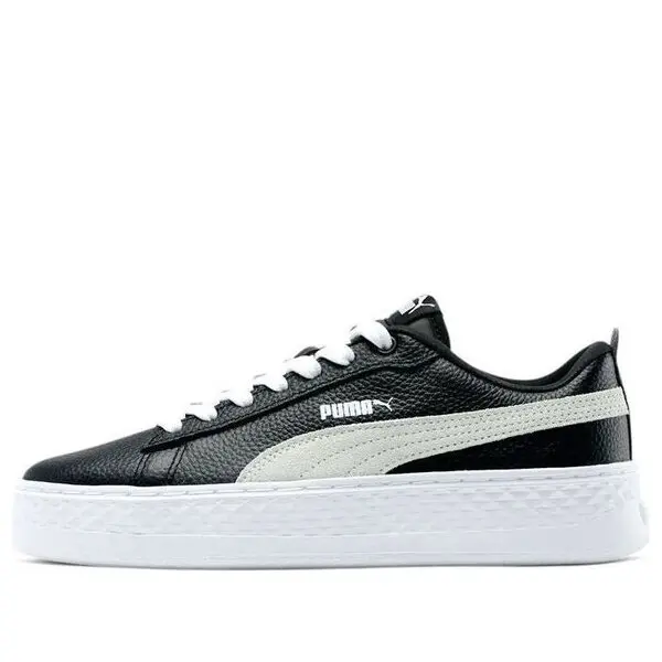 PUMA Smash Platform Leather Sneakers - Black