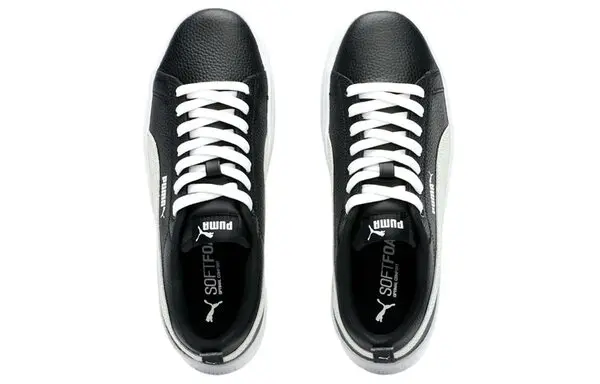PUMA Smash Platform Leather Sneakers - Black