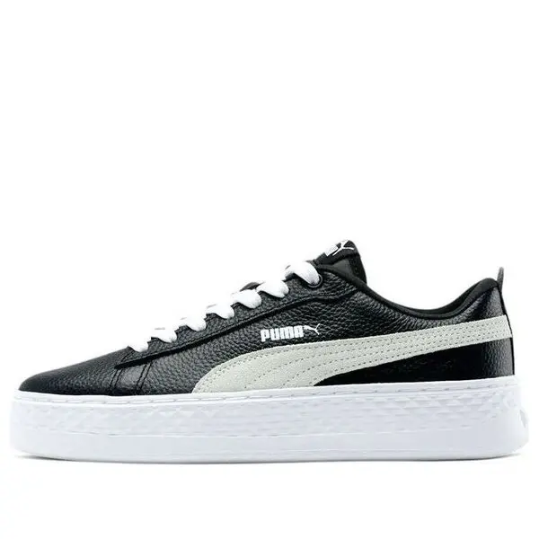 PUMA Smash Platform Leather Sneakers - Black