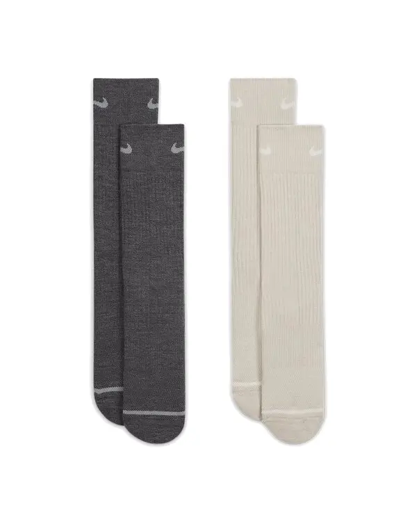 Nike Everyday Wool Cushioned Crew Socks 2 Pairs