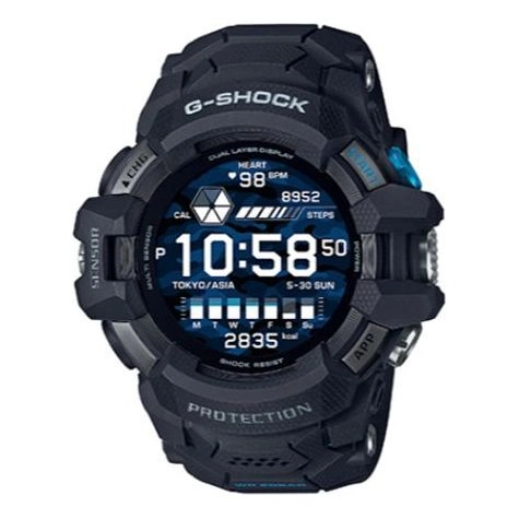 Casio G-shock Digital Watch With Shock And Water Resistance - Black/blue