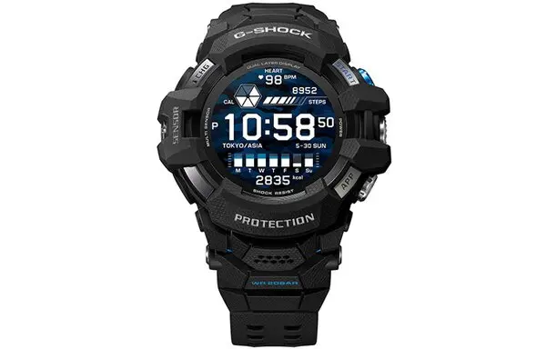 Casio G-shock Digital Watch With Shock And Water Resistance - Black/blue