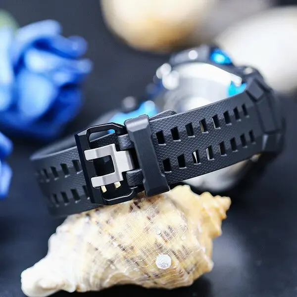 Casio G-shock Digital Watch With Shock And Water Resistance - Black/blue