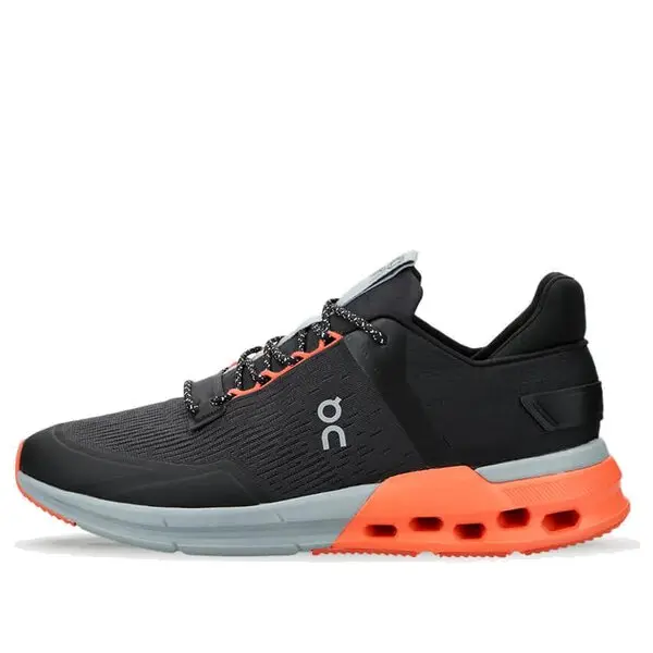 On Cloudnova Flux Sneakers - Black Flame