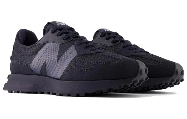 NEW BALANCE 327 Athletic Sneakers - Black/blue