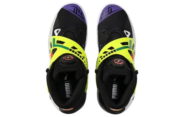 PUMA Disc Rebirth Athletic Basketball Sneakers - Black
