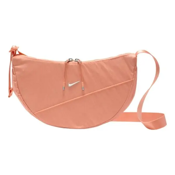 Nike Aura Crescent Crossbody Bag 'apricot Agate Matte Silver - Apricot Agate/matte Silver