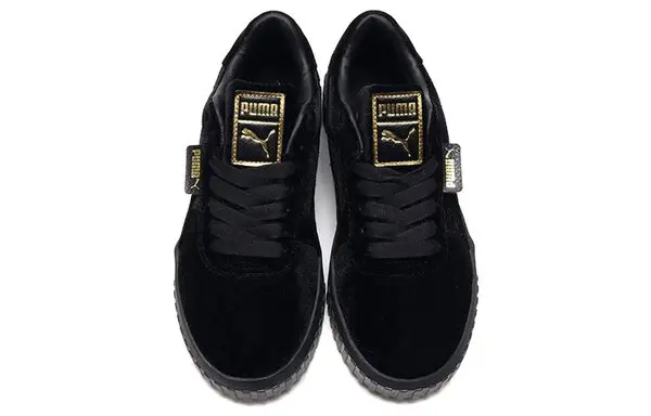 PUMA Cali Velvet Casual Sneakers - Black