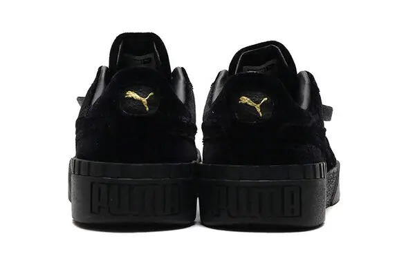 PUMA Cali Velvet Casual Sneakers - Black