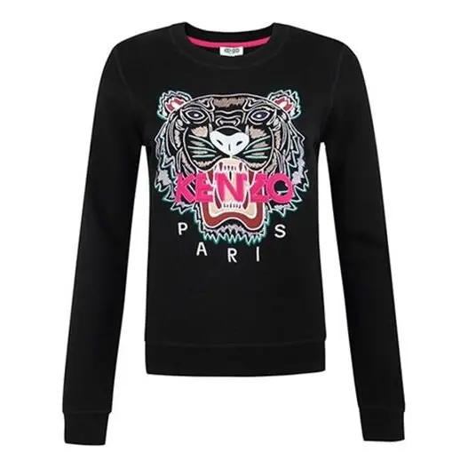 Kenzo Embroidered Tiger Head Sweatshirt - Black