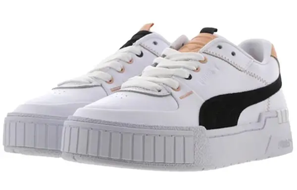 PUMA Cali Sport Asymmetric Sneakers - White/black