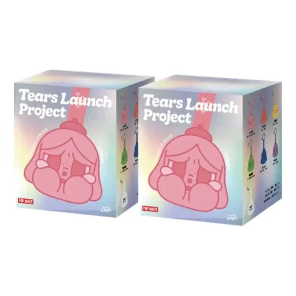 POP MART Crybaby Tears Launch Project Series Plush Pendant Sealed Case - Multi-color